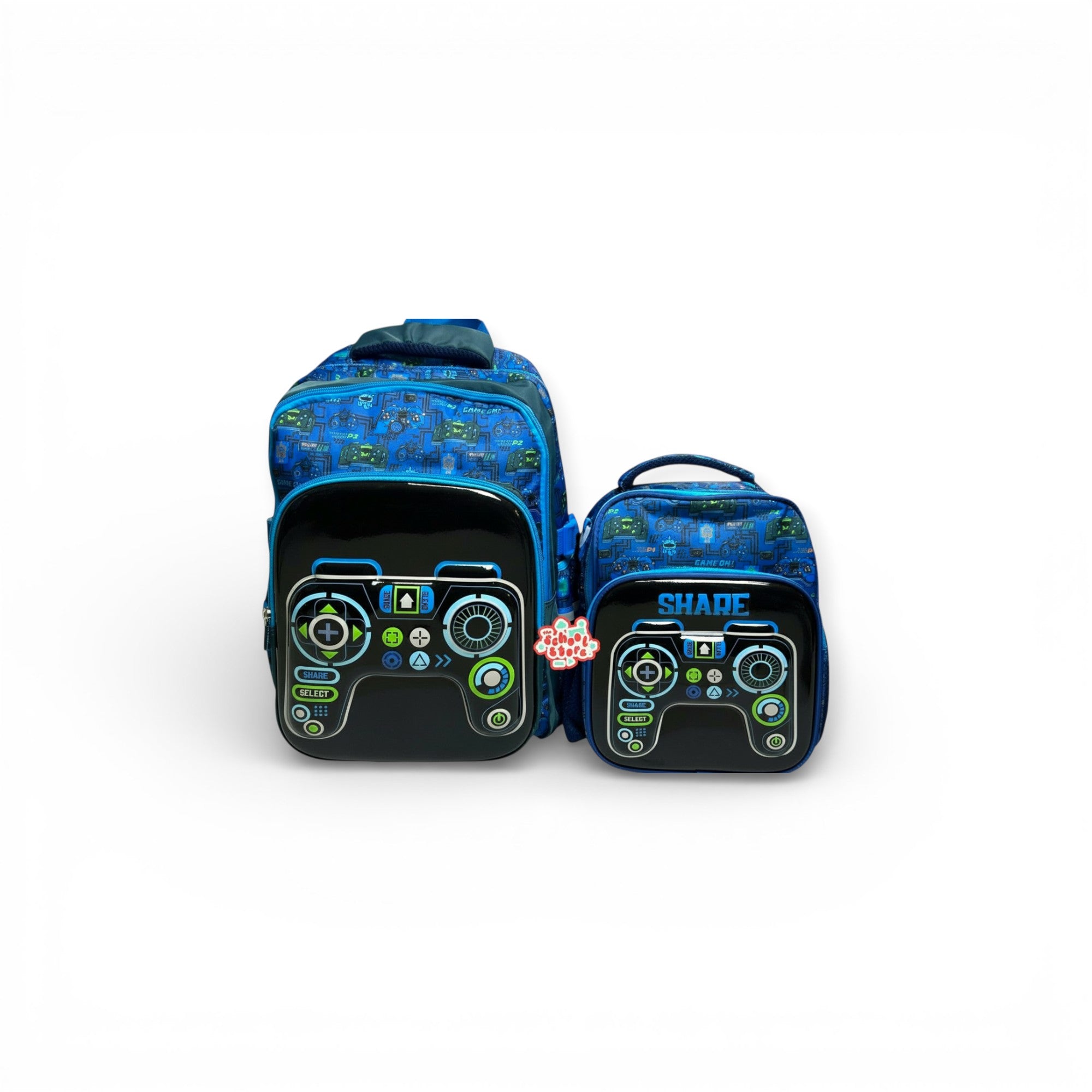 17 Inch 3D Gaming Console 2 Piece Set School Bag for Grade 1 Till Grad ...