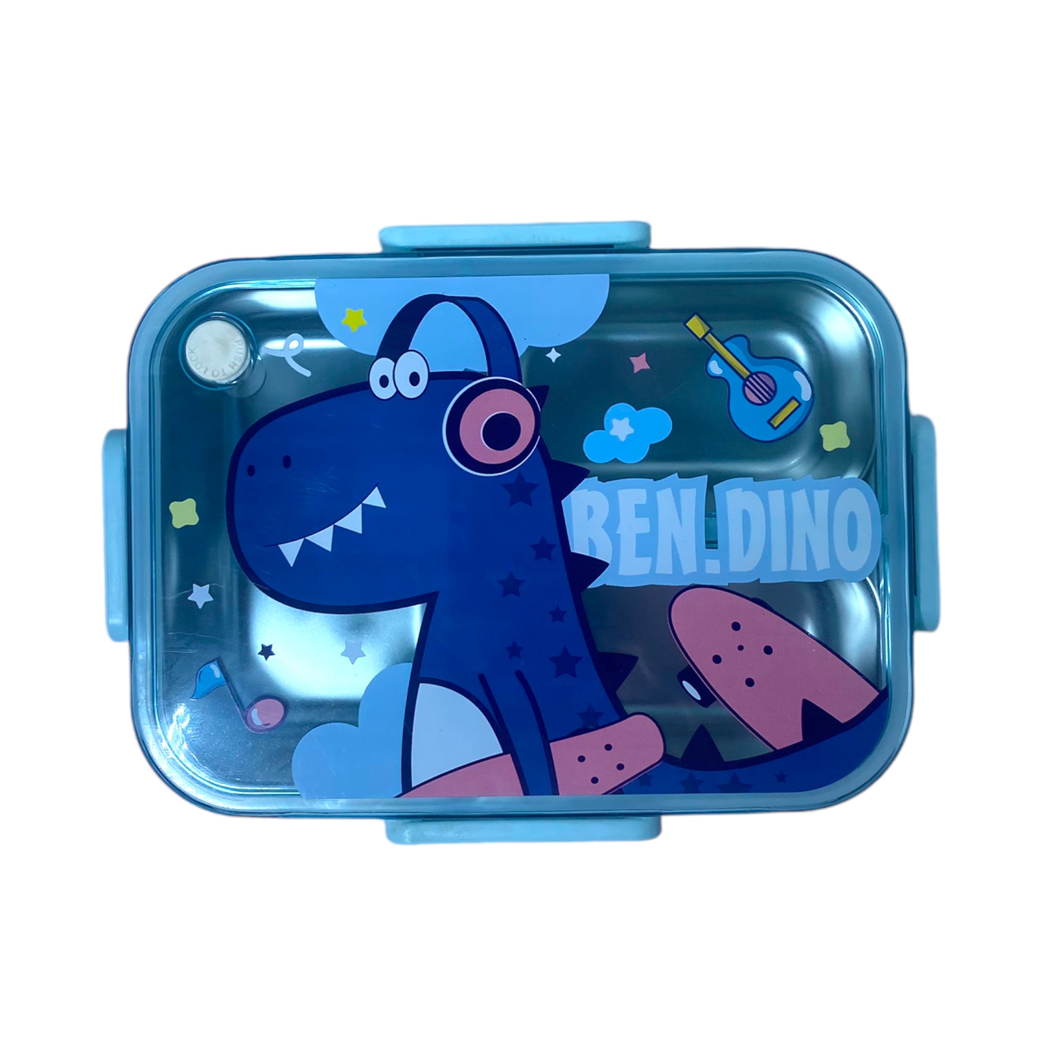 Dino Stainless Metal Lunch Box – The School Store
